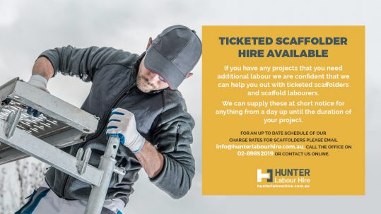 Scaffolding Jobs Sydney - Paying Top Rates | Hunter Labour Hire