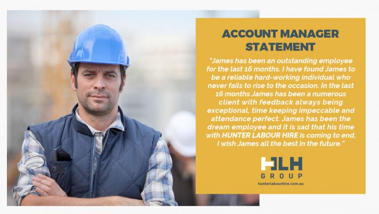 Employee of the Month - December 2020 | Hunter Labour Hire Sydney