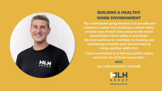 Meet Nick - The New HLH Group Safety Officer