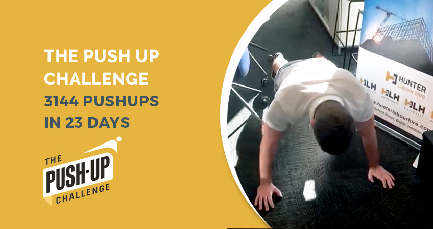 The Push Up Challenge - 3144 Pushups in 23 Days