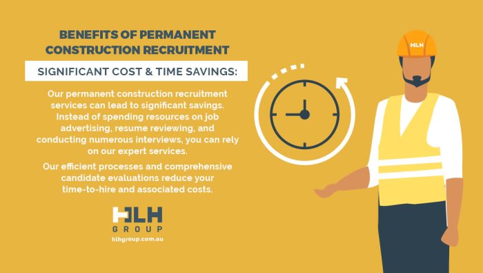 Permanent Construction Recruitment - The Benefits | HLH Sydney